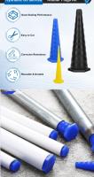 China Custom Shape Industrial Silicone Seal 8mm 6mm Open Hole Plug Corrosion Resistant Acid Alkali Test Tube Application for sale