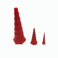 China Eco-friendly Custom Seal Hole Plugs Multiple Materials Silicone Rubber T Shape Plug Stopper with Square Pattern Design for sale
