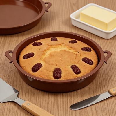 China Heat Resistant Silicone Cake Mold Customizable 4 6 8 10 Inch Food Grade Multi Non Stick Eco Friendly Non Toxic Baking Tool for sale