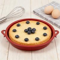 China Custom Size Accepted Round Cake Mold Food Grade Silicone Non Stick Heat Resistant Eco Friendly Cake Tools Multi Baking Tool for sale