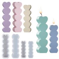 China Cake Tools Silicone Mold Plant Shape Non Toxic Eco Friendly Food Grade Freezer Safe Candle Mold for sale