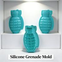 China Silicone Disposable Ice Cube Tray Grenade Shape Resin Mold Chocolate Moulds Cake Tools Model YZ 73 Made Guangdong for sale
