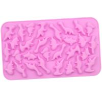 China Disposable 1 Piece Silicone Chocolate Candy Mold Suitable Choice for DIY Handmade Cookie Jelly Decoration Small Dinosaur for sale