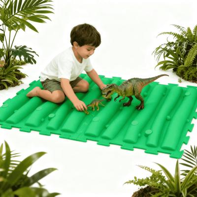China Silicone Reflexology Plate Cushion Magnetic Shiatsu Foot Acupressure Massage Sensory Integration Training Outdoor Game Yoga Mat for sale