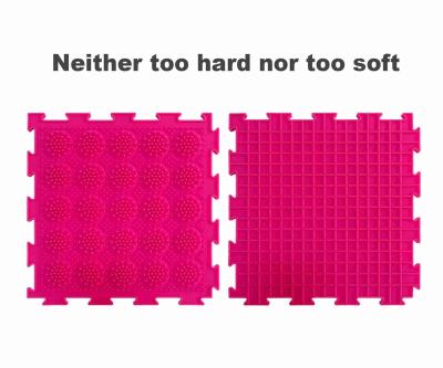 China Household Supplies Non Slip Play Exercise Massage Mat Waterproof Easy Clean Sensory Crawling Mat Durable Material for sale
