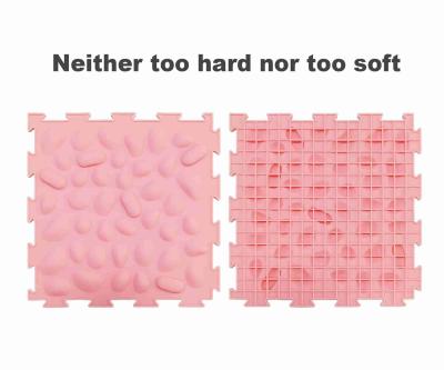 China Household Supplies Tactile Finger Pressure Foot Massage Fun Sensory Texture Crawling Mat Non Slip Play Exercise Mat for sale
