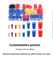 China High Temperature Silicone Tapered Masking Plugs for Powder Coating for sale
