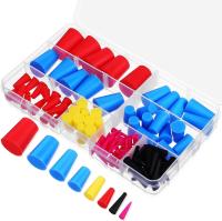 China 60pcs Silicone Rubber Tapered Plug Assortment Kit Masking Holes Powder Coating Painting Media for sale