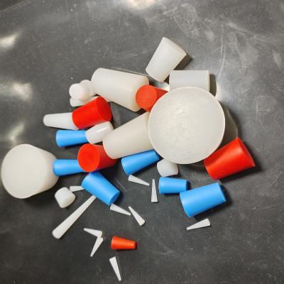 China High Temperature Resistant Conical Silicone Plug for Spray Paint Electroplating Medical Grade for sale