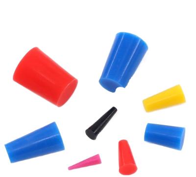 China LongCheng High Temperature Resistant Silicone Cone EPDM NBR Material Mechanical Dust Stopper for sale