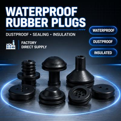 China Multi-size Automotive Silicone Waterproof Grommet Rubber Wire Seal Plug Dust Stopper for Car Wiring for sale