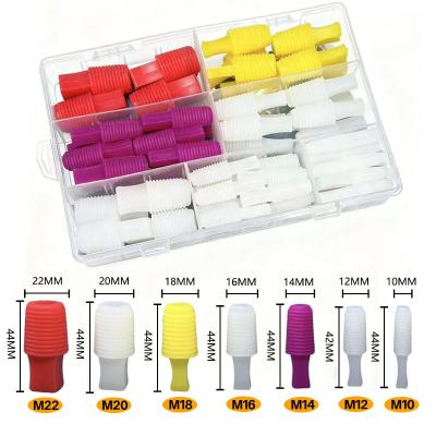 China Multi-Size High Temp Resistant Silicone Rubber Seal Hole Plugs Conical Tapered Stoppers Spray for sale