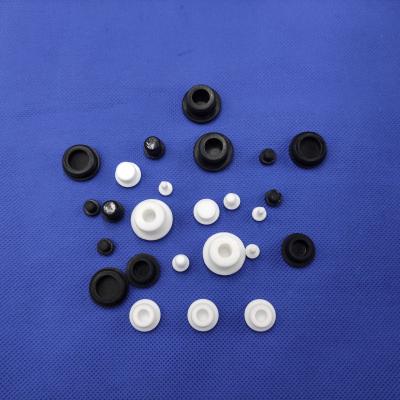 China Silicone Vented Masking Plugs with Center Hole High Temperature Heat Resistant for sale