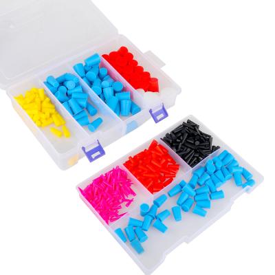 China YUNZORI 110 High-Temperature Resistant Silicone Rubber Conical Plugs 8 Sizes 1/16 Inch 5/8 Inch for sale