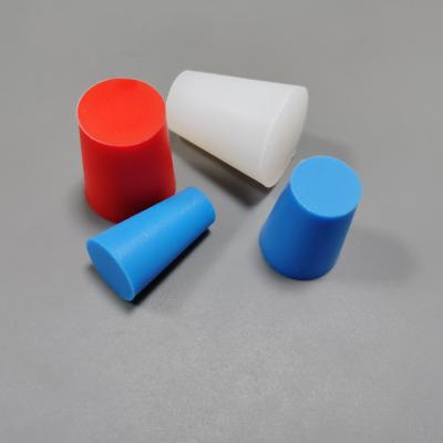 China Wholesale Conical Silicone Plugs Electroplated Colorful Seals High-temperature Process Protection for sale