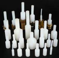 China Threaded Hole Paint Plugging White Cylindrical Silicone Plugs Industrial Grade Food Grade for sale