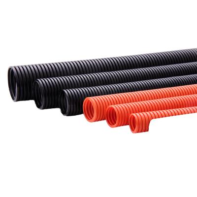 China PA/PP Corrugated Pipe, Wear & Corrosion Resistant Flame Retardant Tube for Cable & Drainage for sale