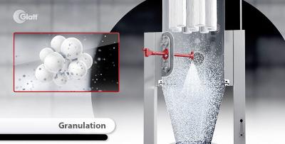 China Fruit Juice Powder   Granulator Machine fluidizing granulating Method for sale