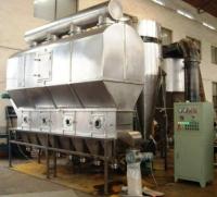 China Foodstuff Alliance Fluid Bed Spray Dryer Machine Vibra Motor Driving Horizontal for sale