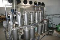 China Falling Film Multiple Effect Evaporator Alcohol Distiller Steam Heating for sale