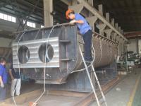 China hollow paddle dryer in SUS304, carbon steam ,with steam ,hot water,conduct oil drying steam ,drying paste material for sale