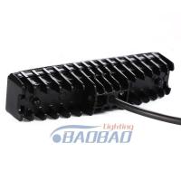 China 48W Black Rectangle Waterproof LED Work Light Headlight For Car Truck for sale