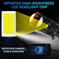China 45W Y8 Mini Lens H4 LED Projector Spotlight Head Light Bulb For Car for sale