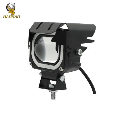 China Aluminum Black Square White Yellow Color For Car Motorcycle Lights for sale
