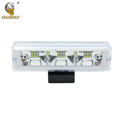 China 9 LED White Color High Bright Metal Universal Auto LED Work Light Bar for sale