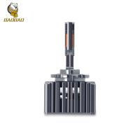 China 120W High Power D1S D2S D3S D4S Silver Metal Automotive LED Headlights for sale