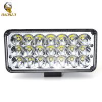 China 21 LED 63W Metal Casing Universal Headlight Bright LED Work Light for sale