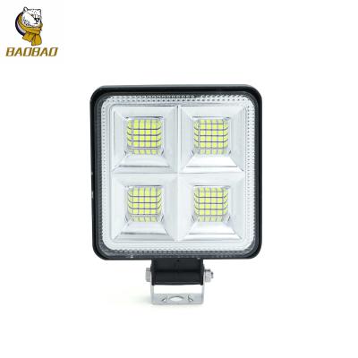 China 4 inch 64 LED 48W Square Spotlight Outdoor Car LED Work Light for sale