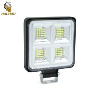 China 4 inch 64 LED 48W Square Spotlight Outdoor Car LED Work Light for sale