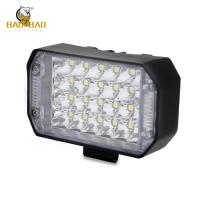 China Aluminum Casing 24 Beams White Yellow Flash Motorcycle Spotlight for sale
