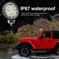 China 4 Inch 36W White Yellow 38MM 58MM Offroad Parts Car LED Work Light for sale