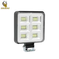 China 4 Inch 72W 48LED Square LED Work Lights Off Road Outdoor LED Lamp Parts for sale