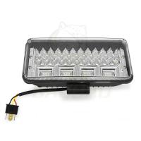 China 7 Inch Rectangle White Yellow 12V Universal Car Bright Work Lights for sale