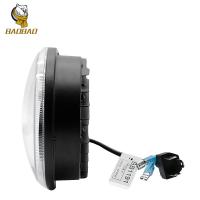China Harley 5.75 Inch White Yellow Circle Available LED Bike Fancy Headlight for sale