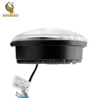 China Harley 5.75 Inch White Yellow Circle Available LED Bike Fancy Headlight for sale