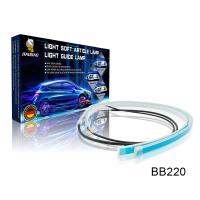 China 12V 24V White Yellow LED Strip Light Running Lamps for Universal Car Decorative Light for sale
