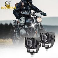 China Square Style Red White Yellow Blue Flashing Universal Motorcycle LED Light for sale