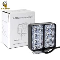 China 80V 32W 3 Inch Plastic Square Universal LED Headlight Motowolf Spotlight for sale