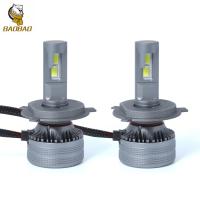 China 100W H4 H7 H11 White Silver Universal T2 Car Interior LED Headlight Bulb for sale