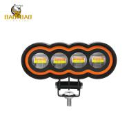 China 12V 24V Motorbike Spot Lights White Yellow 4 Beam Aluminum Case LED Motorbike Lights for sale