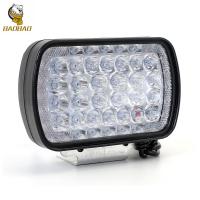 China Plastic 12V Blue Red Flash Universal Moto LED Headlight for sale