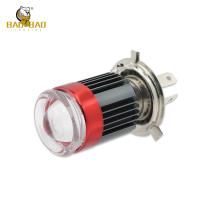 China H4 BA20D Black Casing 80V Universal Motorcycle LED Headlight Bulb for sale