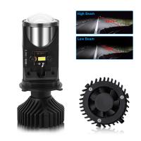China Aluminum Y6 Mini H4 Super White Projector Lens LED Car Head Light Bulb for sale