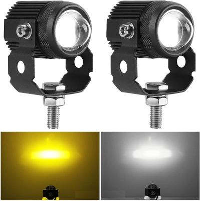 China High Brightness Blakc casing Single Lens Motorcycle Projector LED Light for sale