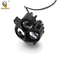 China 3 Beam Owl Dual Flashing Color Motorbike Spotlight Lamp Offroad Light for sale