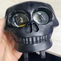 China Skull Style Yellow White Color Motorbike Spotlight LED Light Accessories for sale